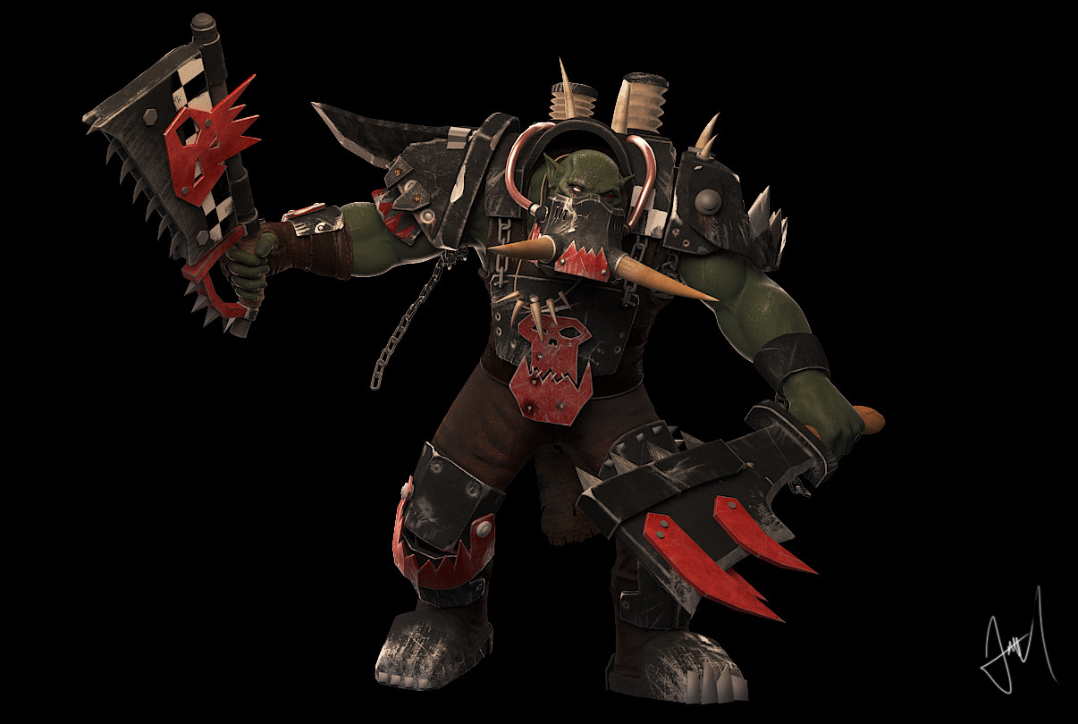 ArtStation - Ork Butcher (Warhammer 40,000 Fan Art)