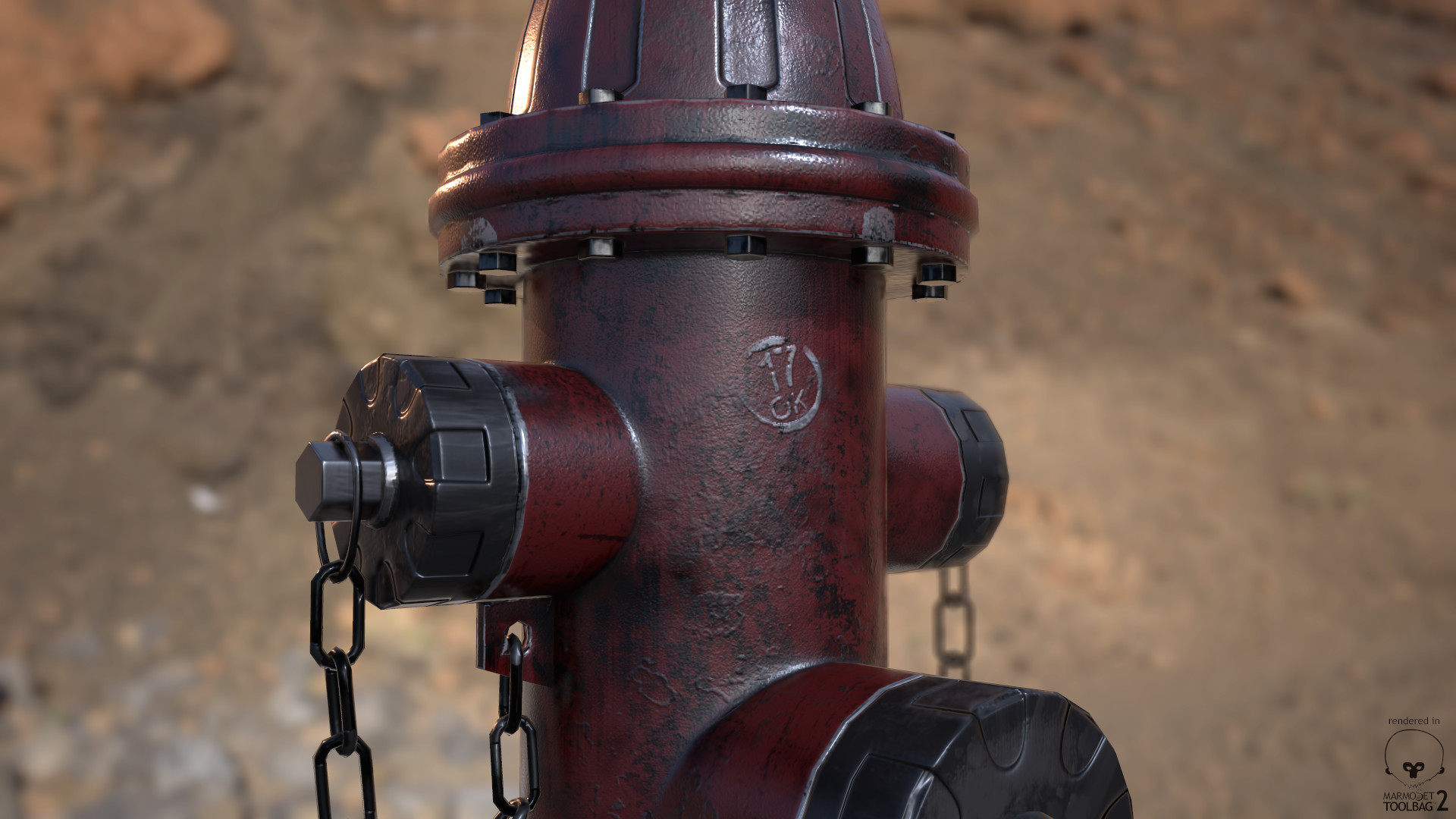 ArtStation - Game prop Hydrant