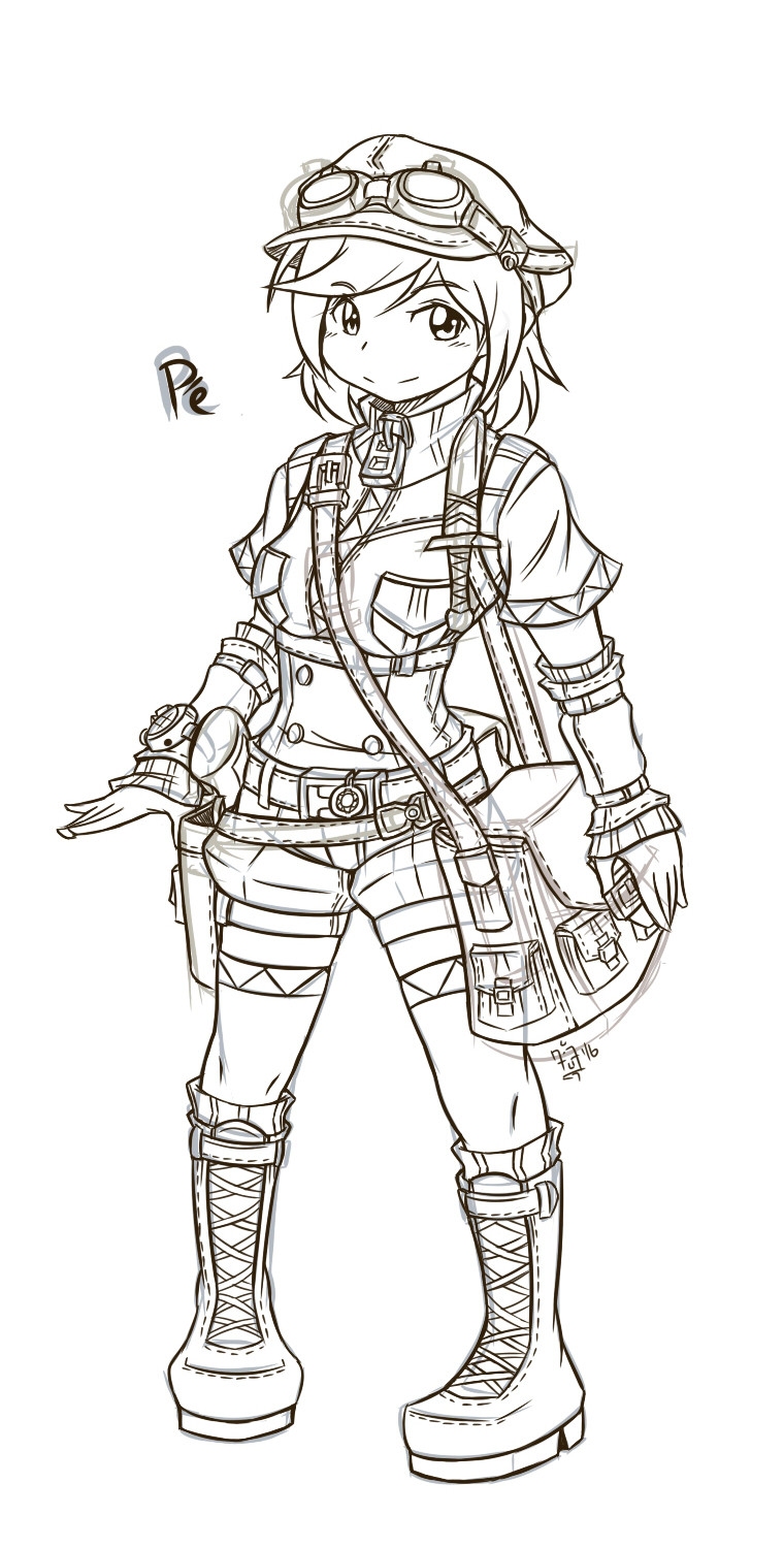 prospector coloring page