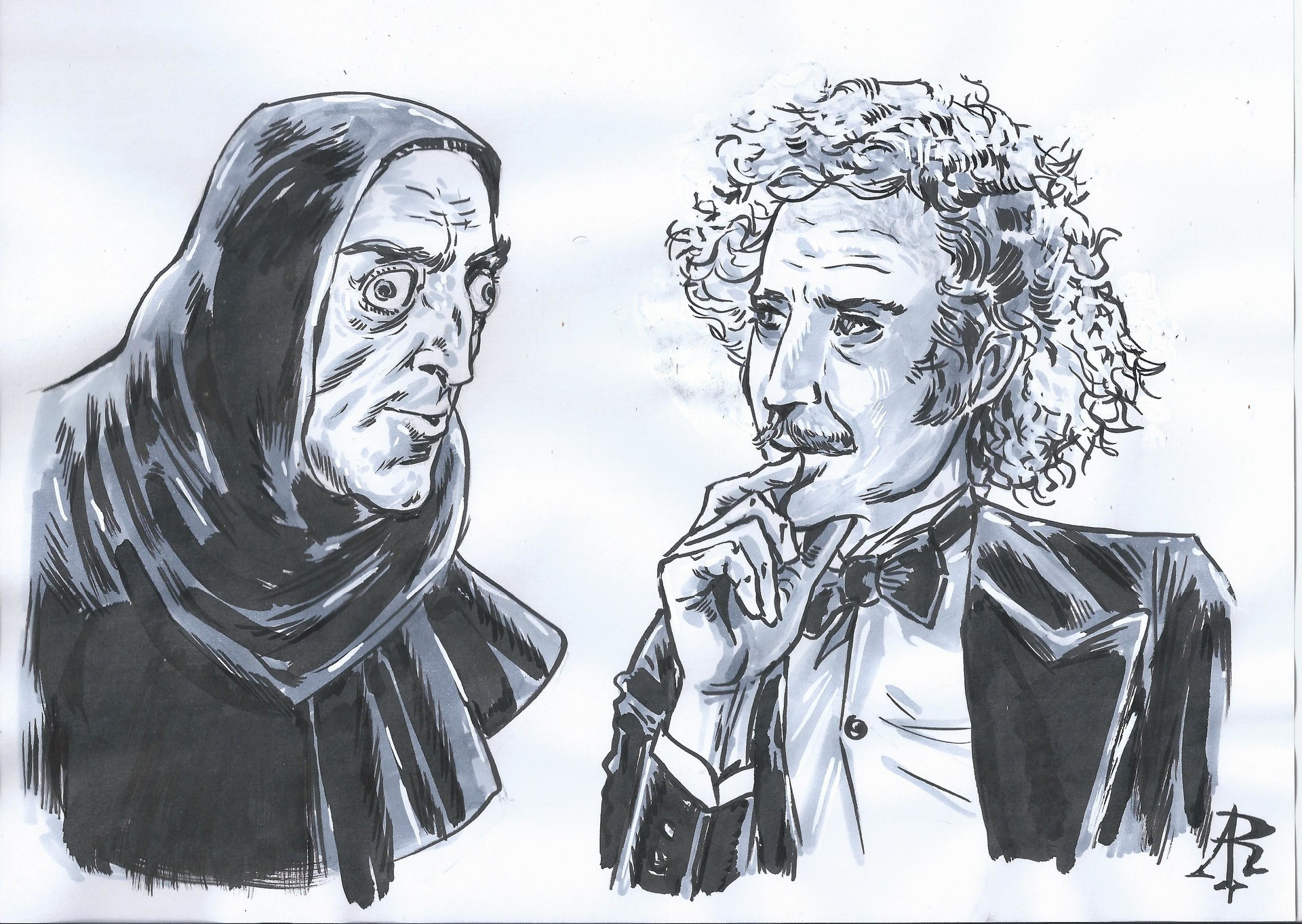 ArtStation - Artie Feldman & Gene Wilder "Young Frankenstein"