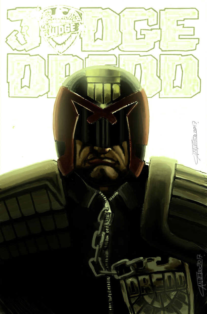ArtStation - Judge Dredd Color