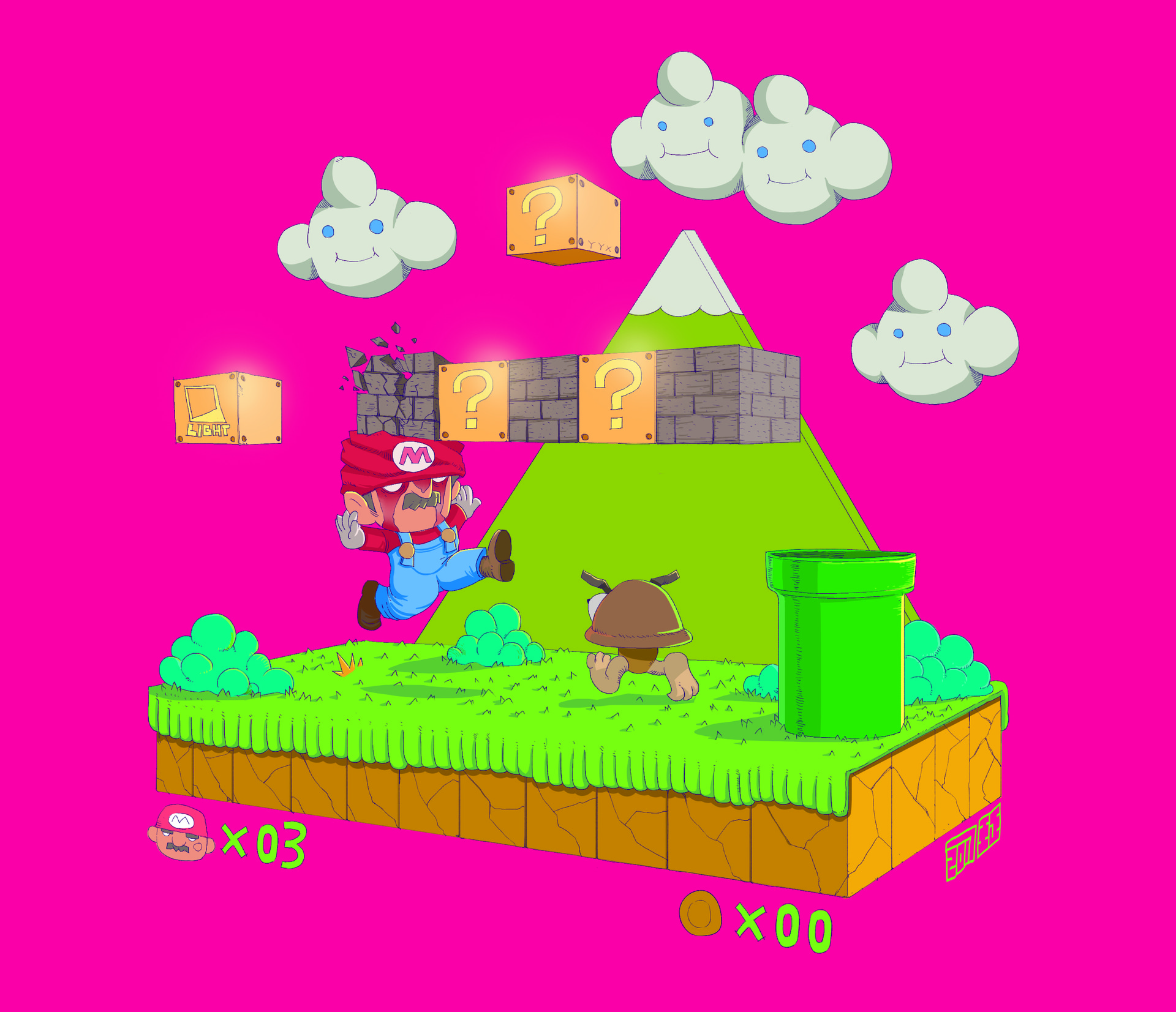 ArtStation - Super Mario Bros. comic