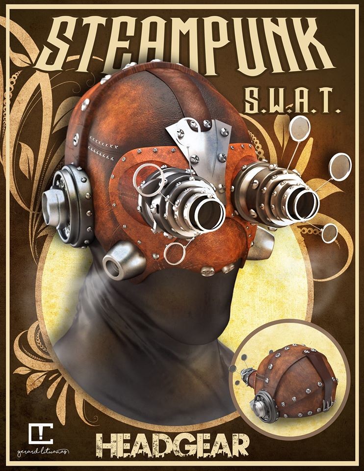 ArtStation - Steampunk Headgear, Gerard Lituanas