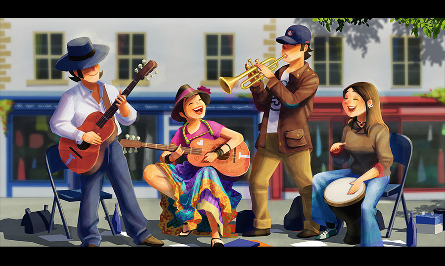 ArtStation - Street Music