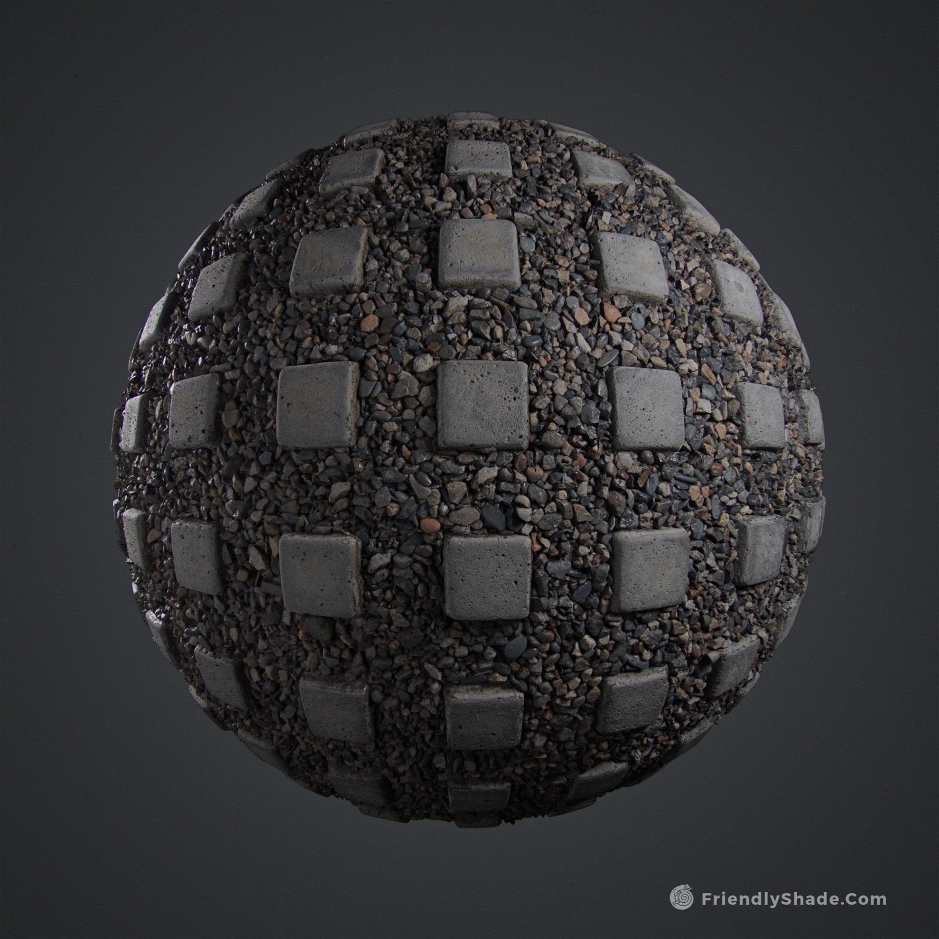 ArtStation - Friendly Shade - Cobblestone Floor 01 Preview