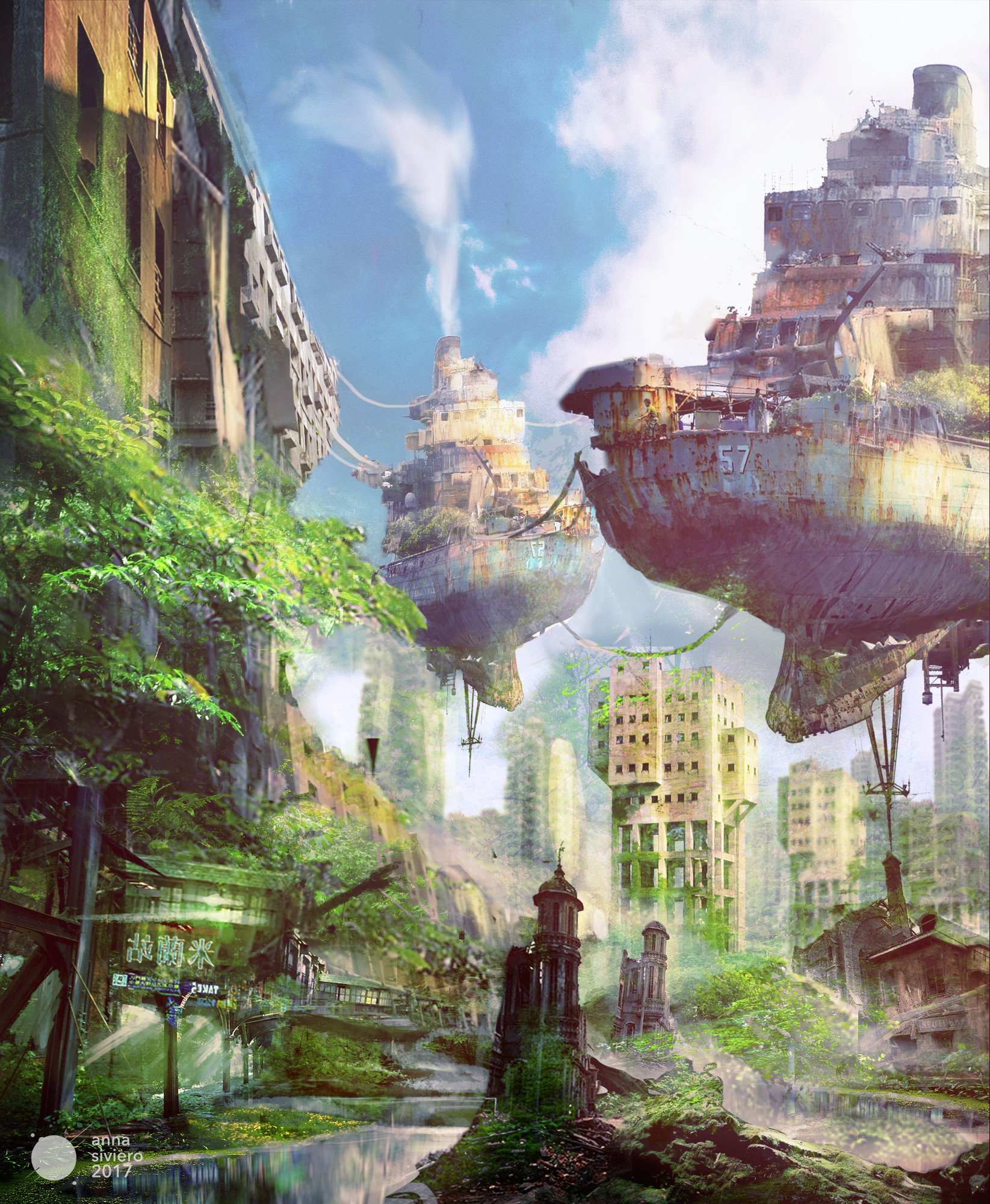 ArtStation - Ships Floating