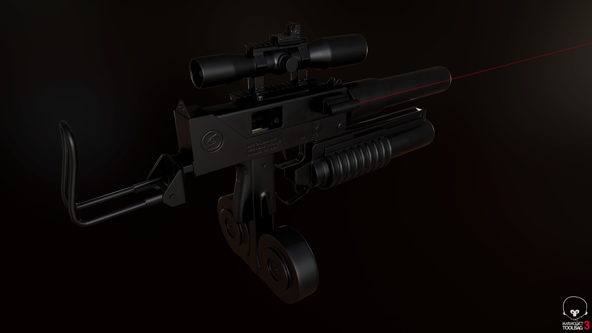 ArtStation - Super Tactical Mac-10