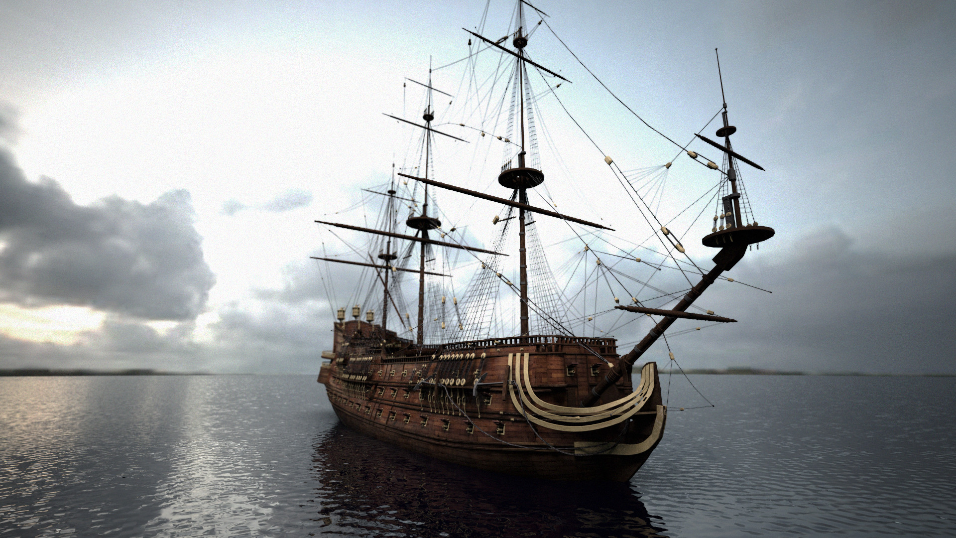 ArtStation - Galleon Ship