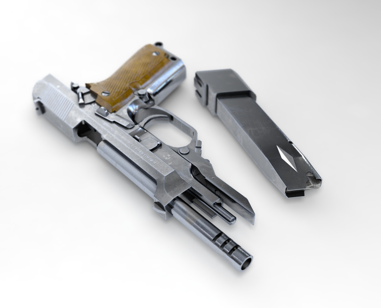 ArtStation - Beretta M93R ArtStation - Beretta M93R