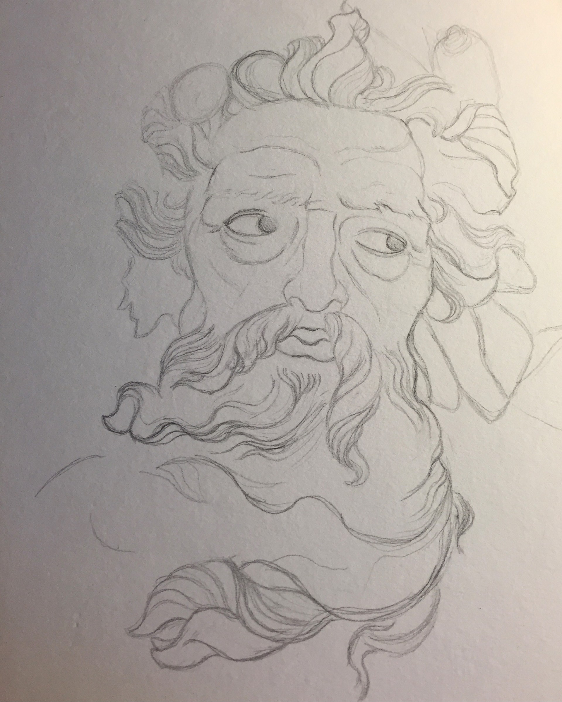 Nyks Art - Poseidon portrait