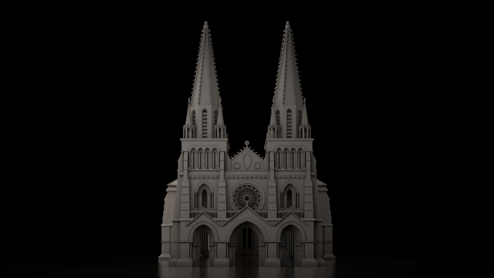 ArtStation - Gothic Cathedral W.I.P.