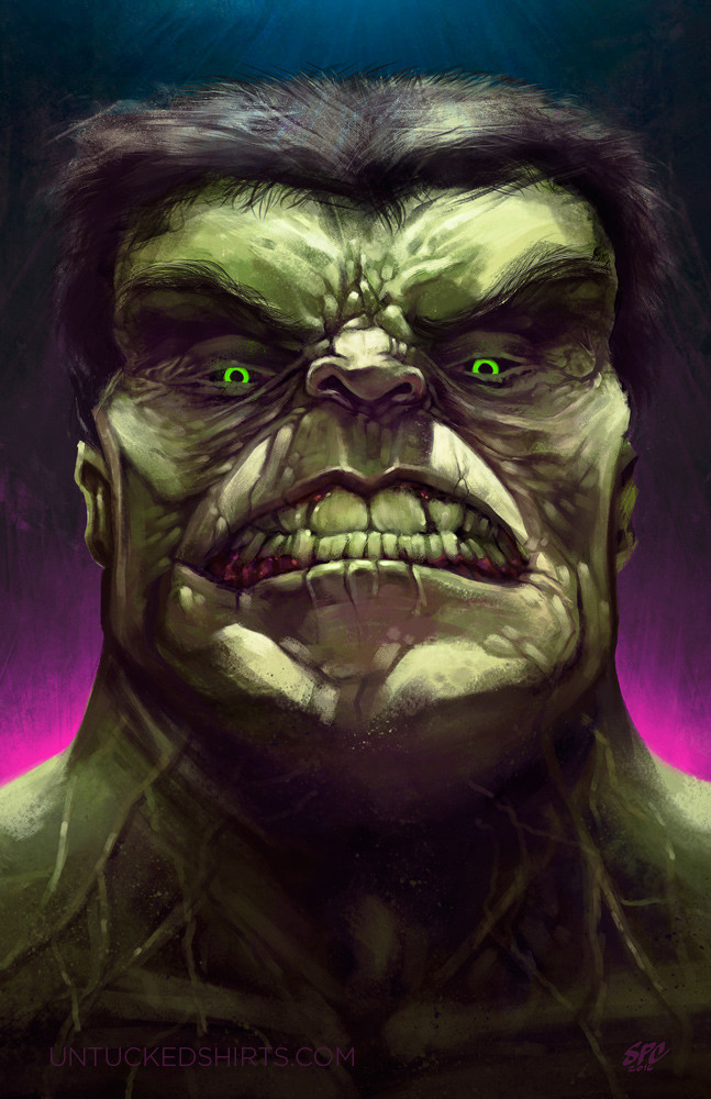 ArtStation - Hulk's School Portrait