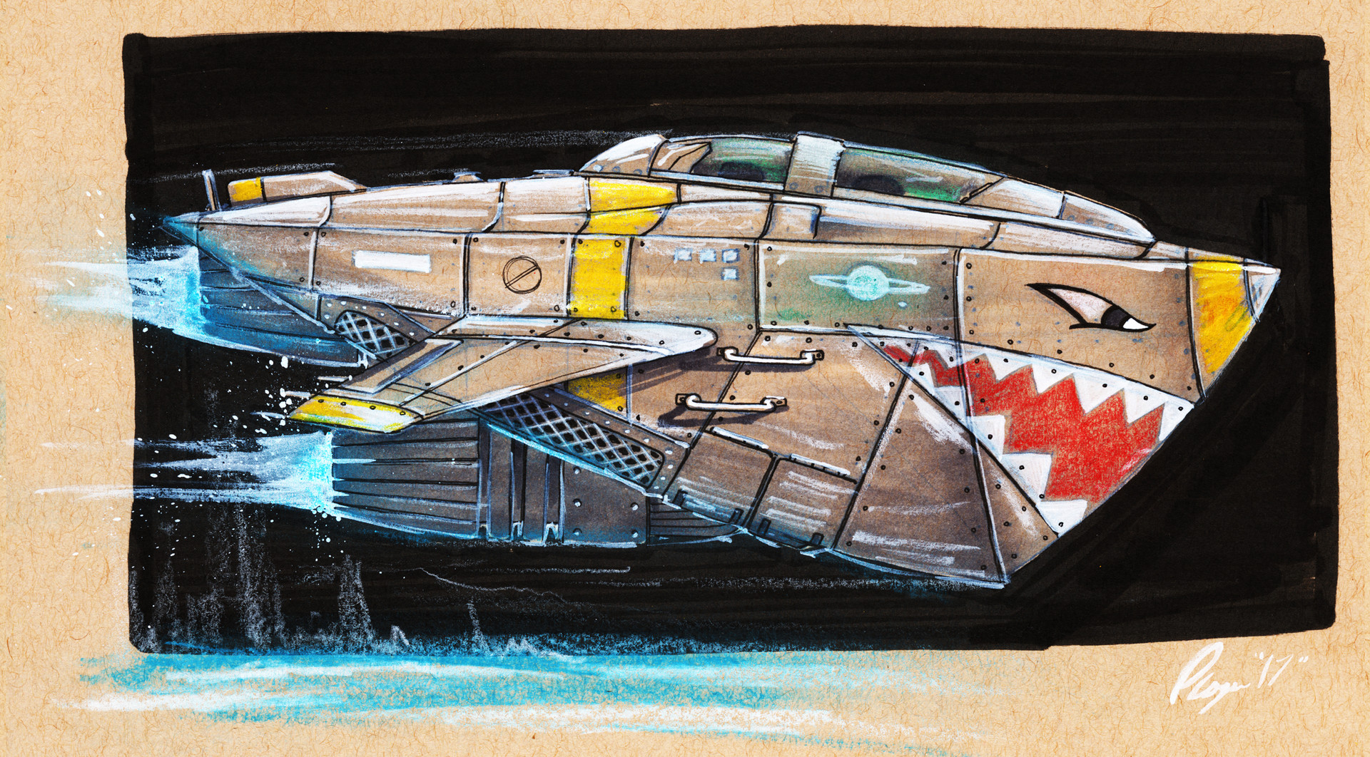 ArtStation - Space Ship Sketches