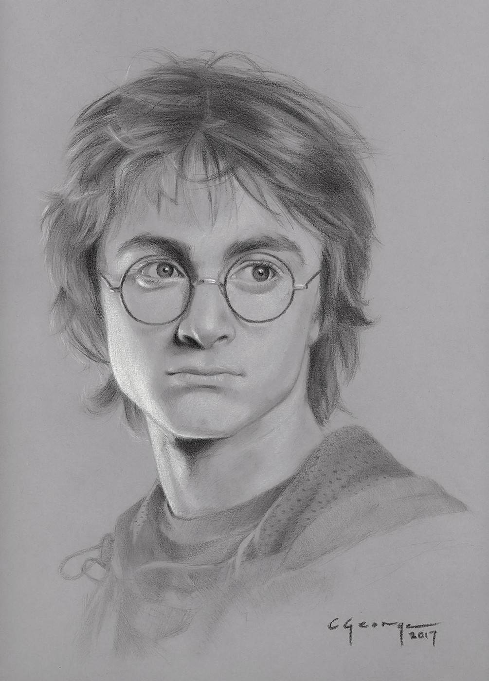 how to draw harry potter goblet of fire