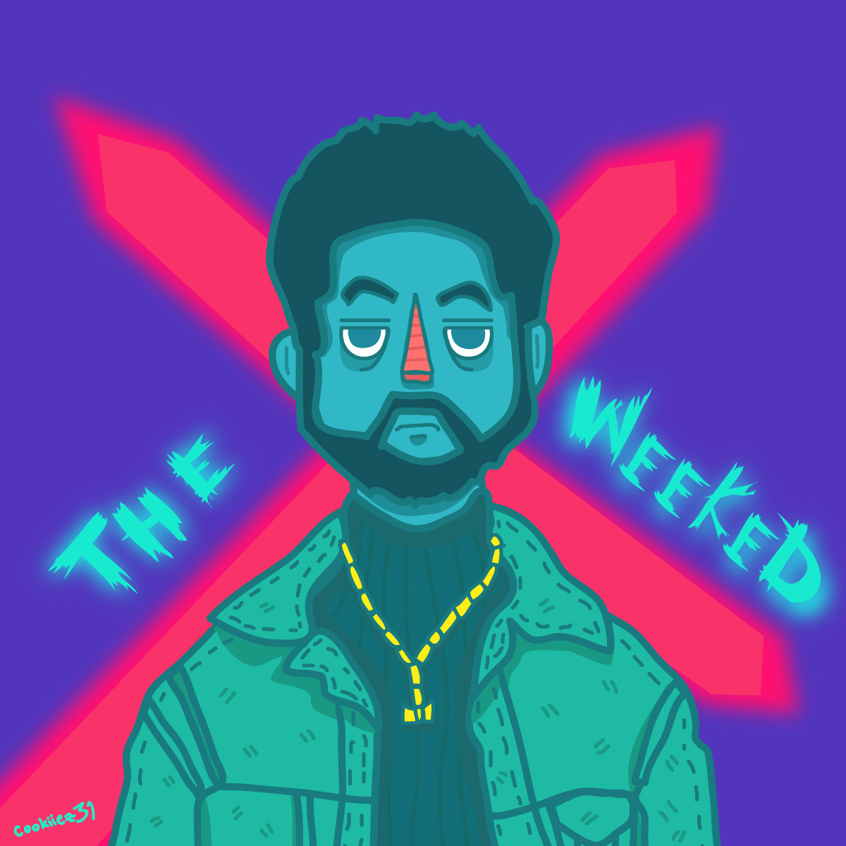 ArtStation - The Weeked By Cookiiez31 style