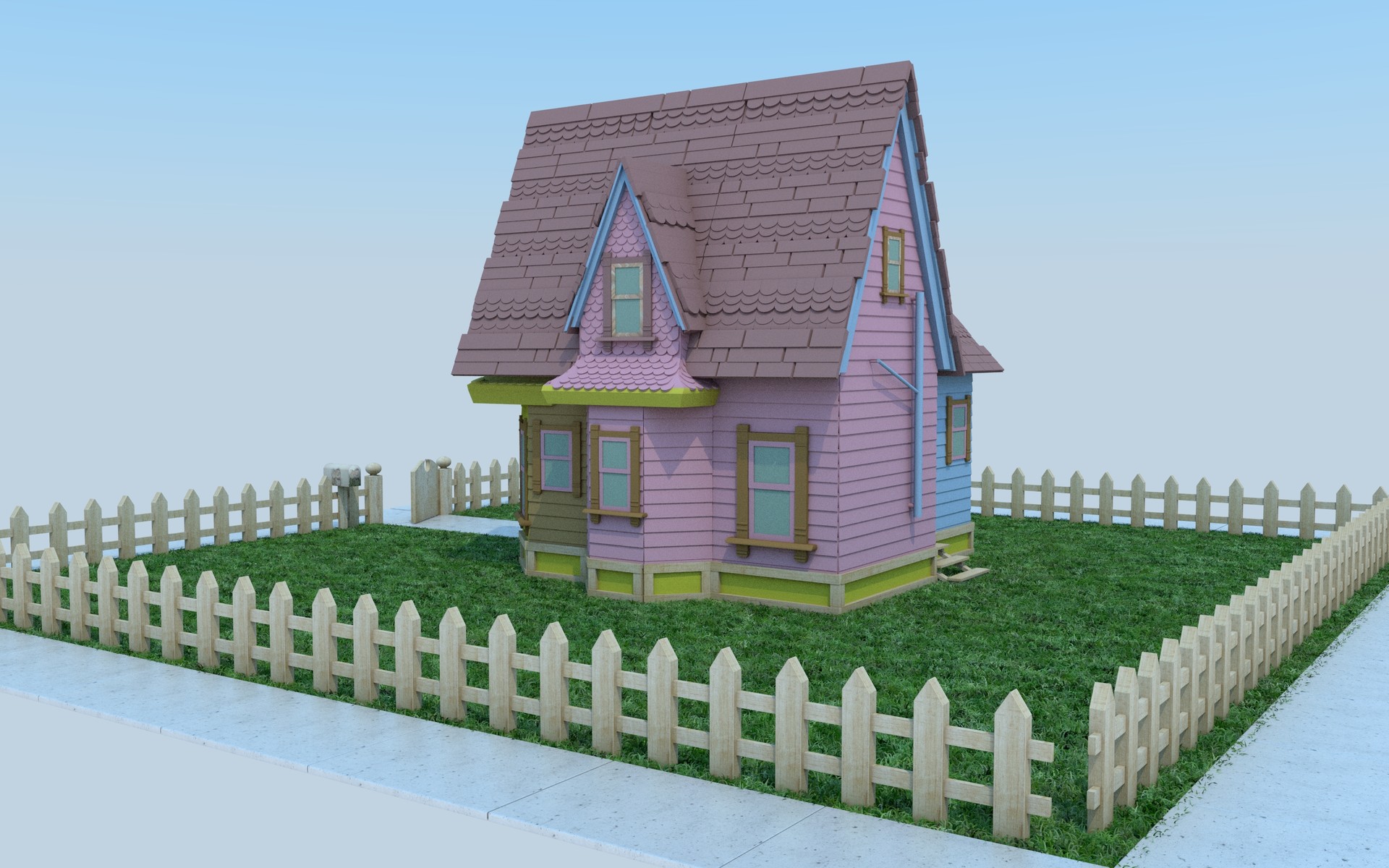 Up House Pixar Model