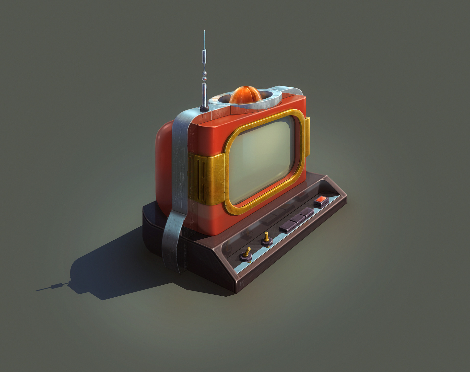 ArtStation - Retro display device