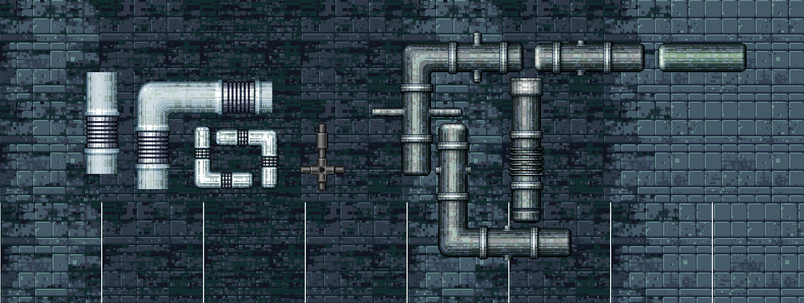 copper pipe pixel art