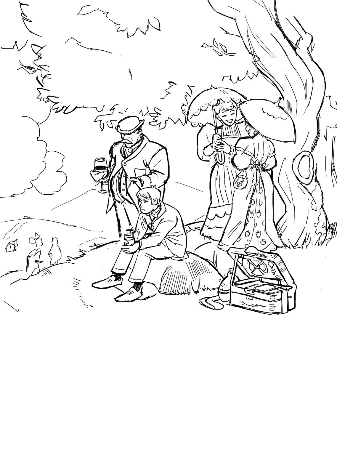 gold plates coloring page