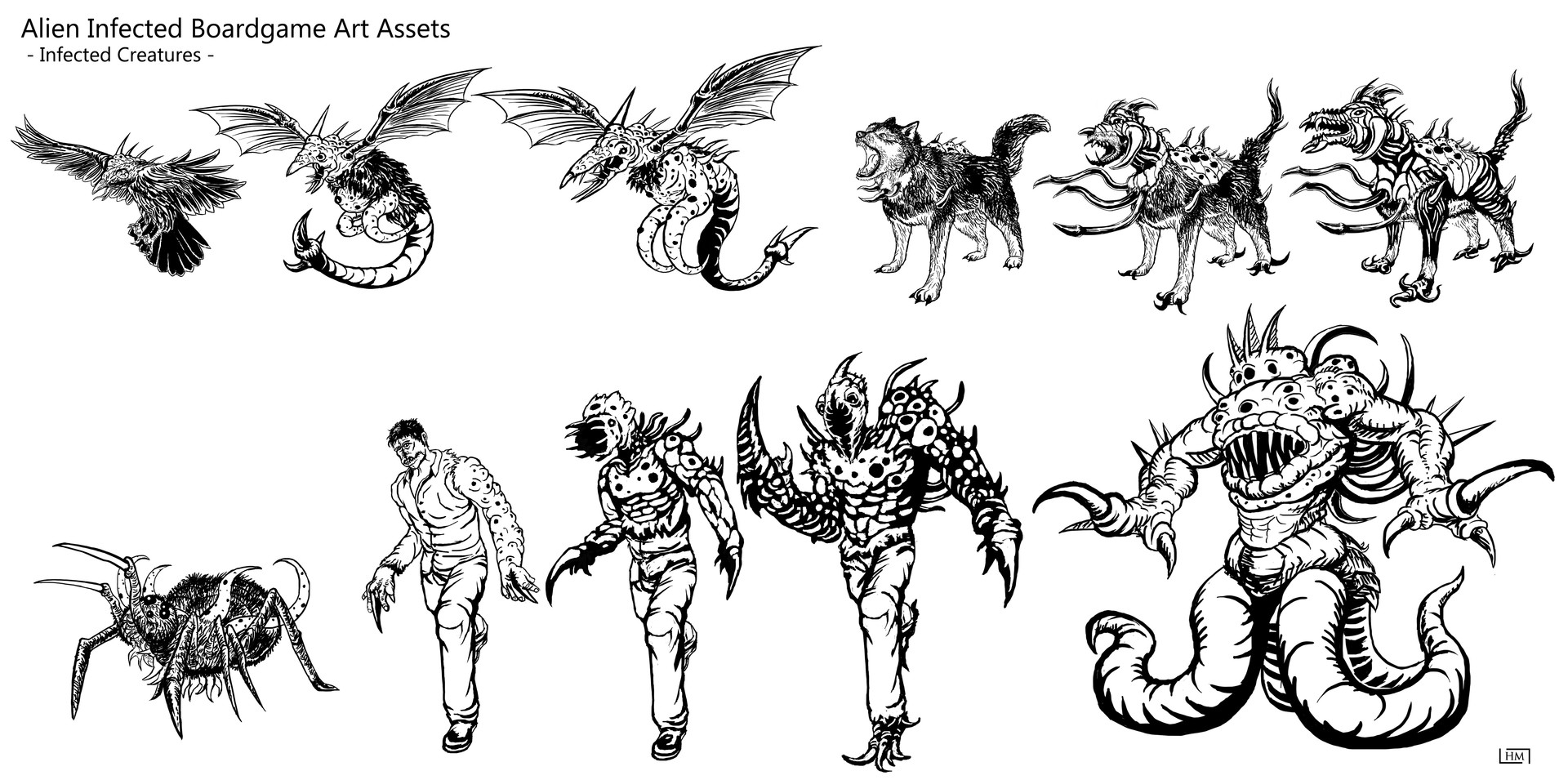 ArtStation - Tabletop Monster assets