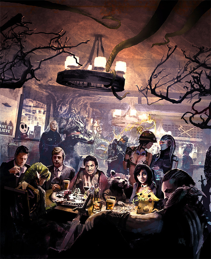 ArtStation - Storm Crow Tavern