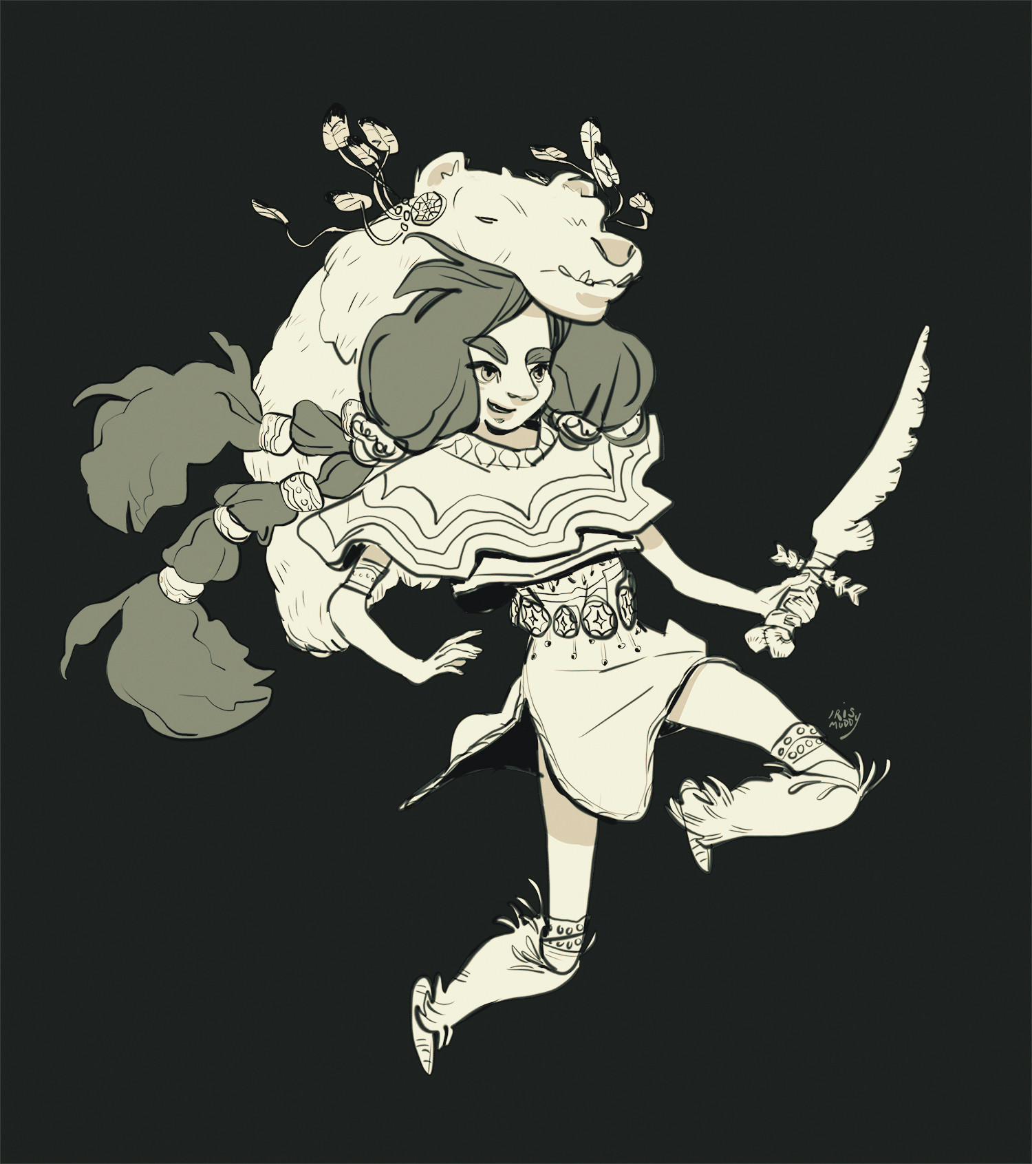 iris muddy - some daily sketchin 2017