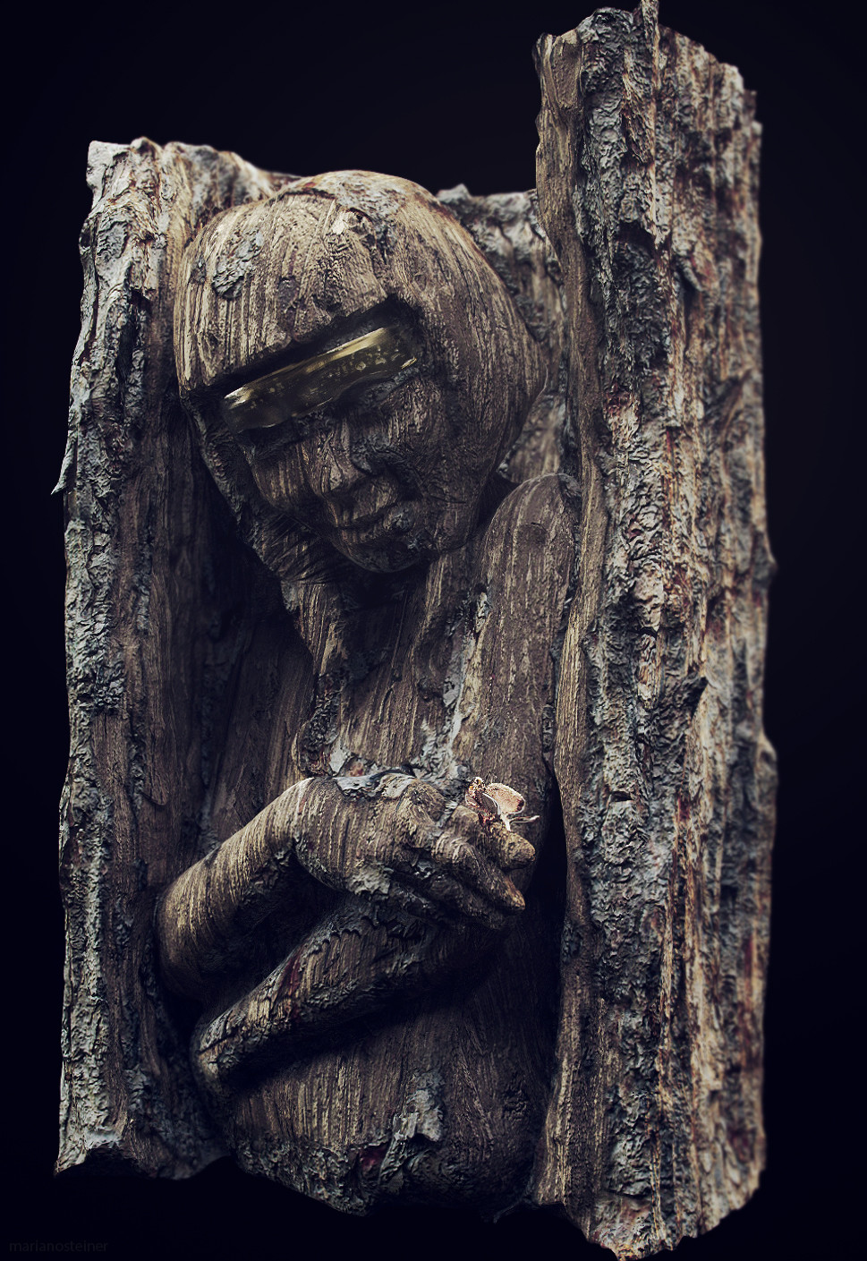 ArtStation - Native wood sculpt