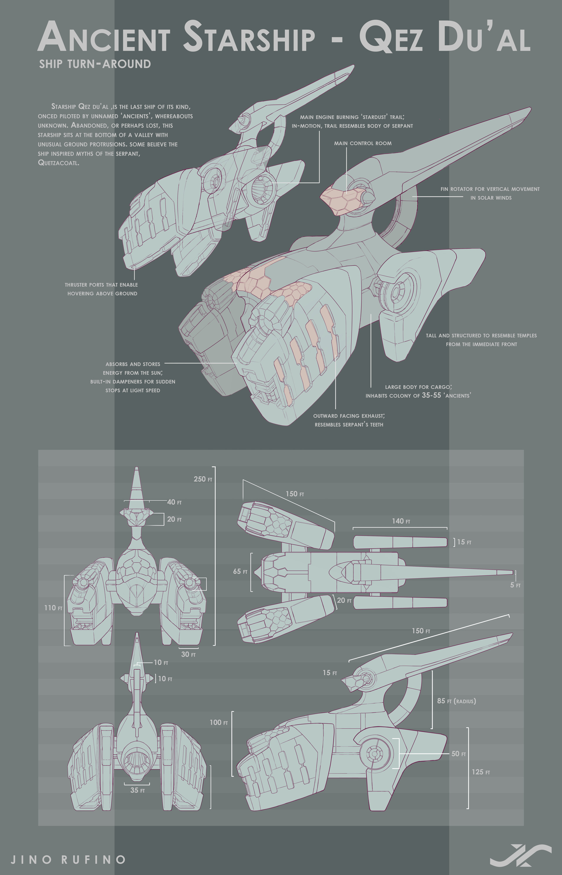ArtStation - Ancient Starship