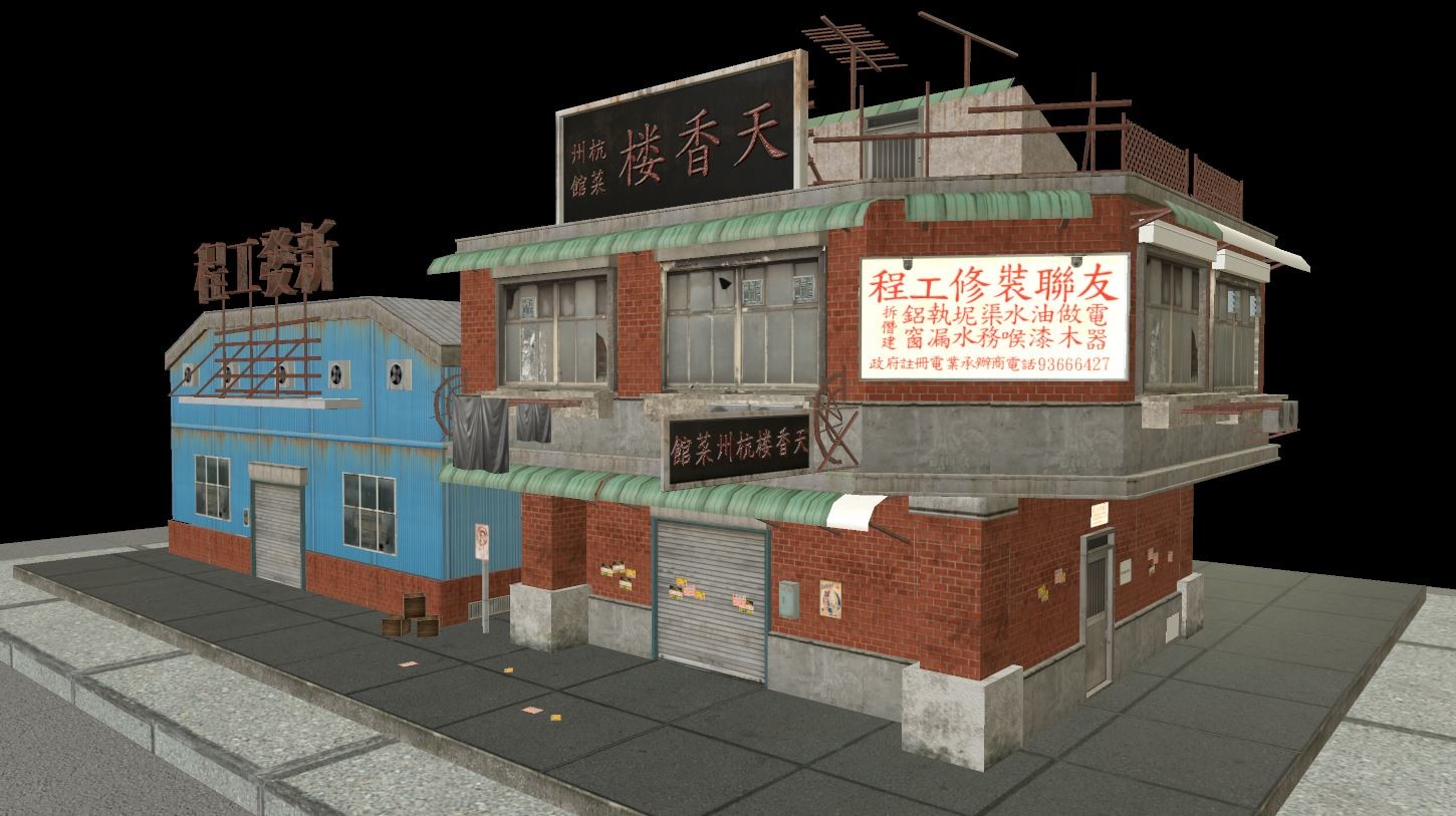 ArtStation - MODULAR BUILDING - HONG KONG (ASSIGNMENT)