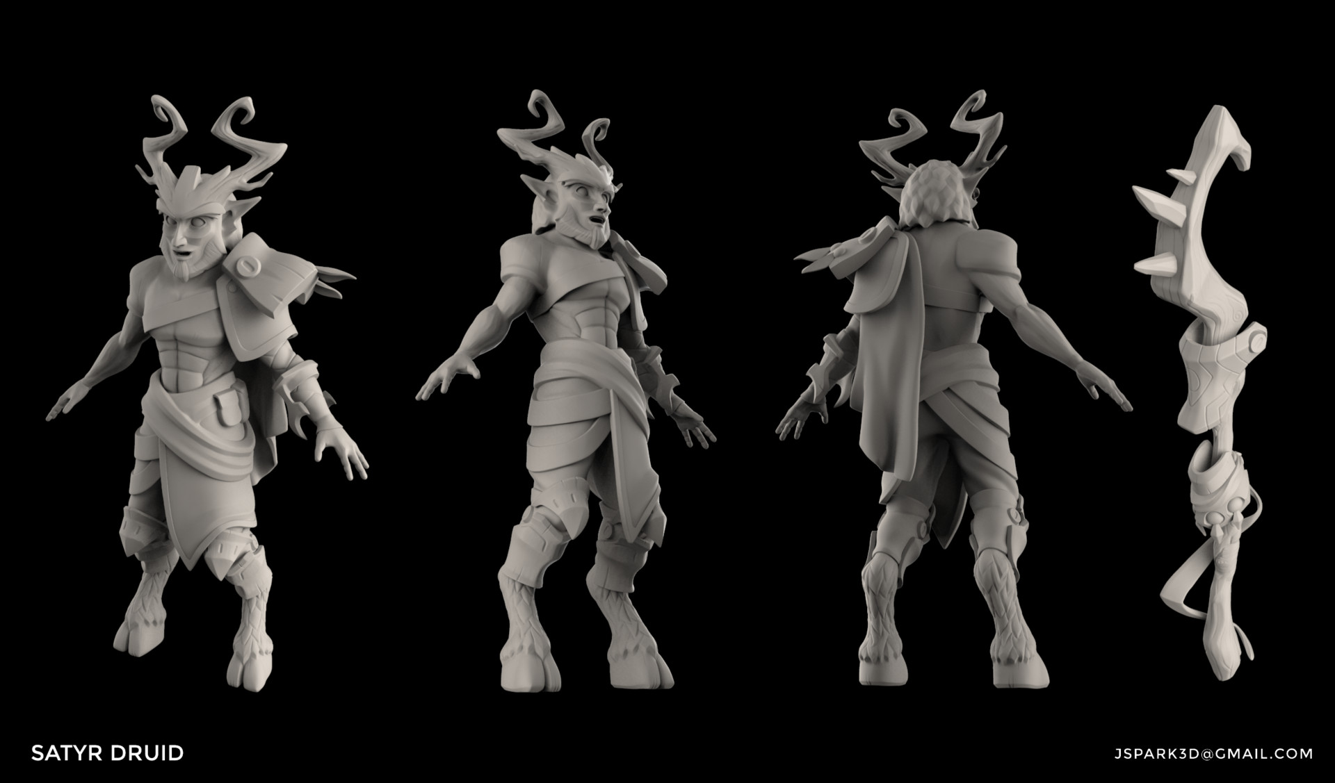 Jinsoo Park - Satyr Druid (WIP)