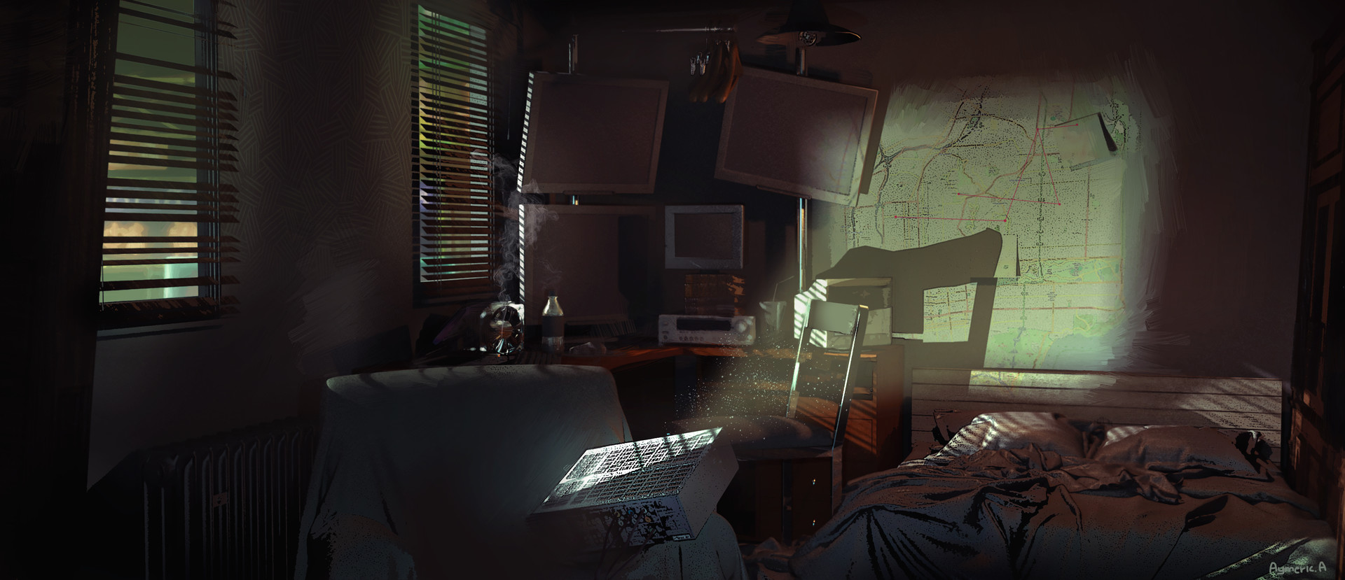 ArtStation - investigator room concept
