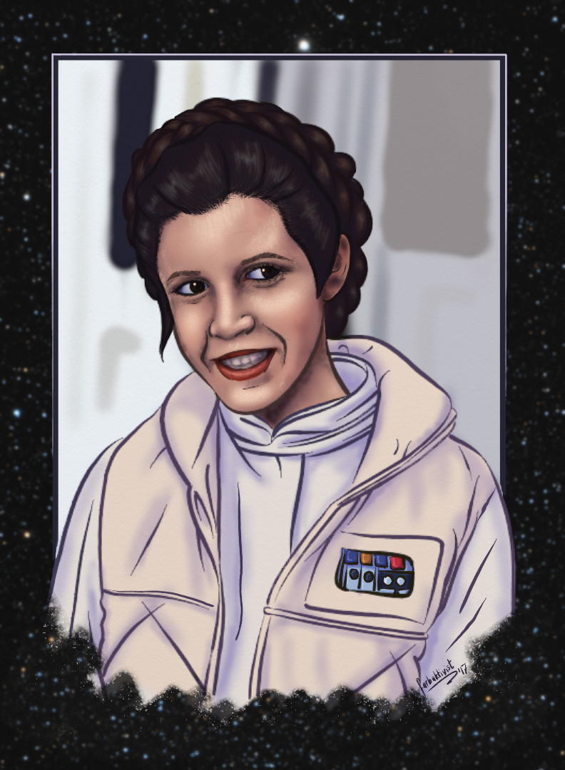 ArtStation - Princess Leia - Portrait