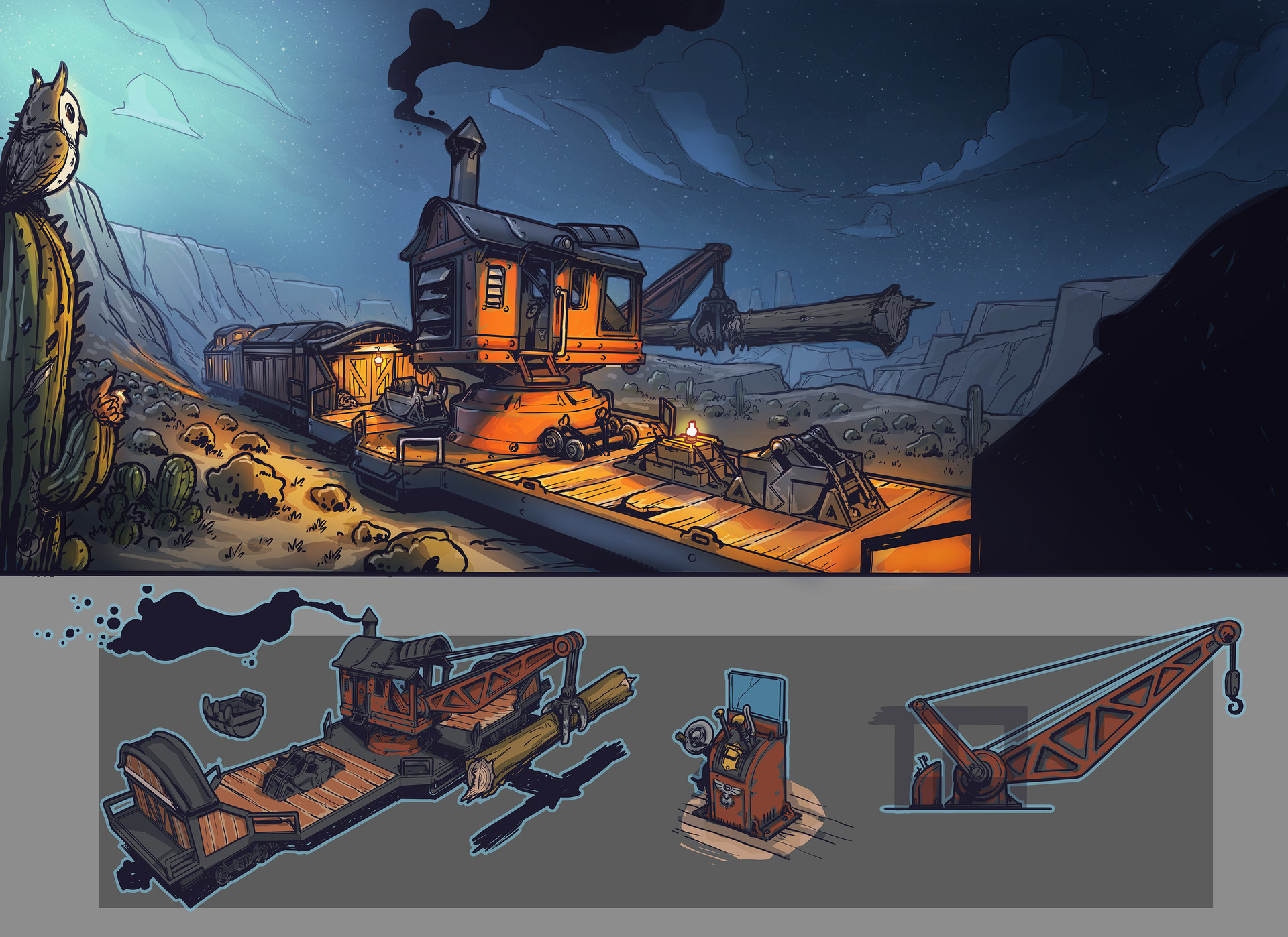 ArtStation - Dead and Buried -Train