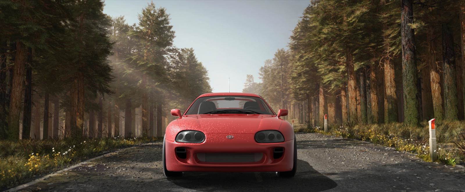 ArtStation - TOYOTA Supra