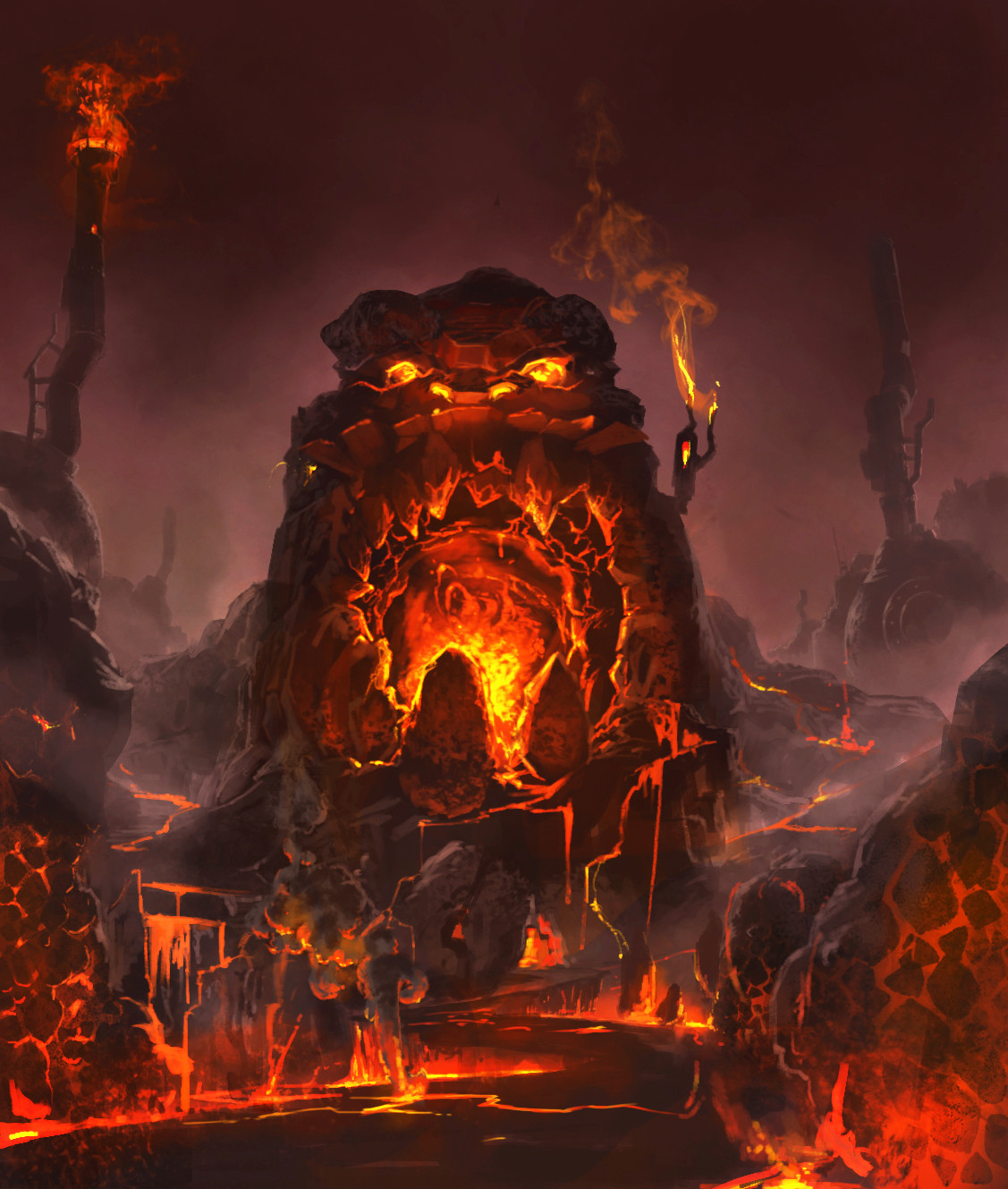 ArtStation - steam punk -dungeon gate