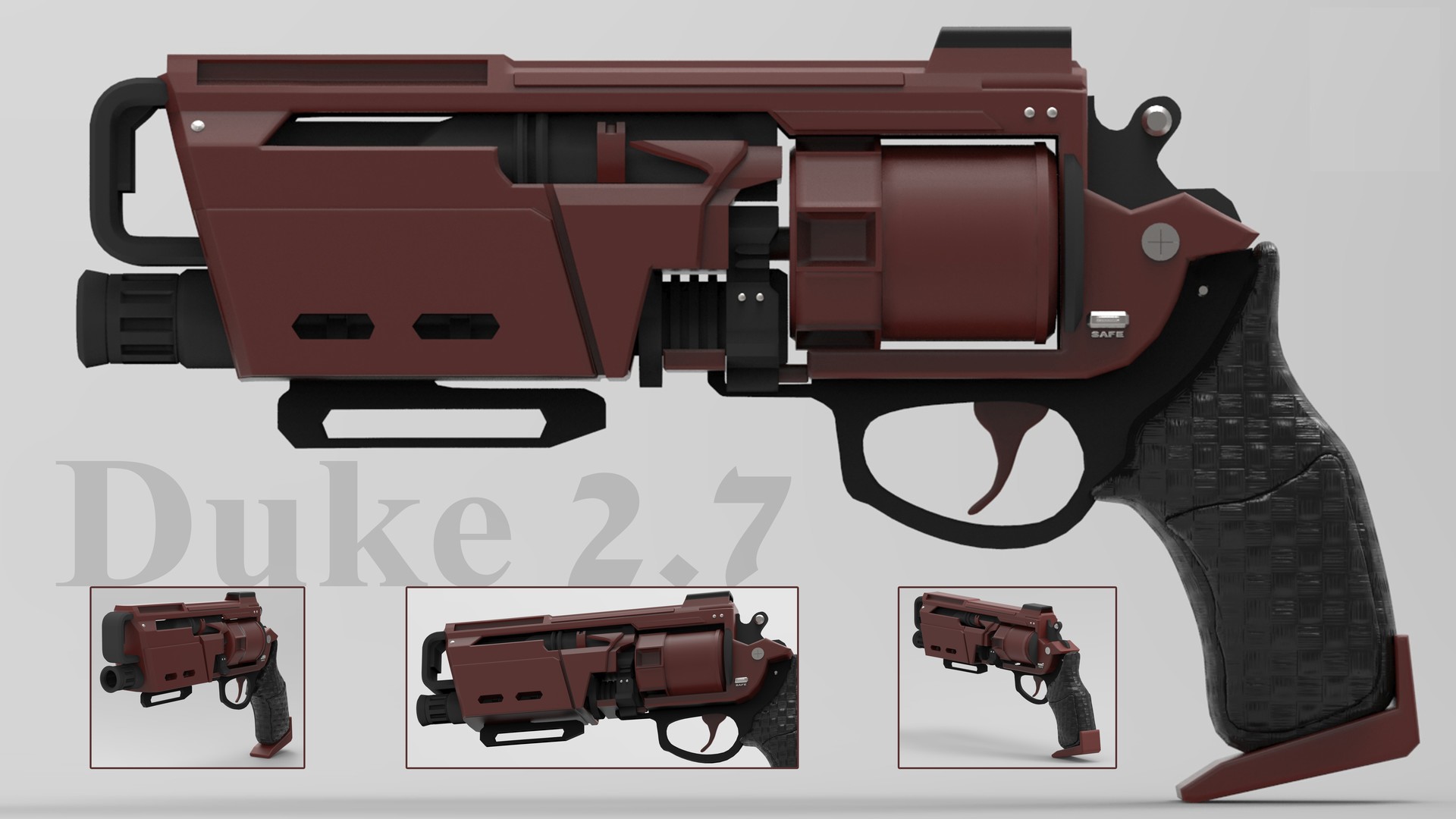 ArtStation - DUke MK 44 Digtal Gun