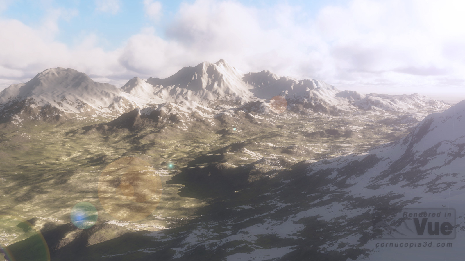 ArtStation - Mountains Landscape Render - Basic Level