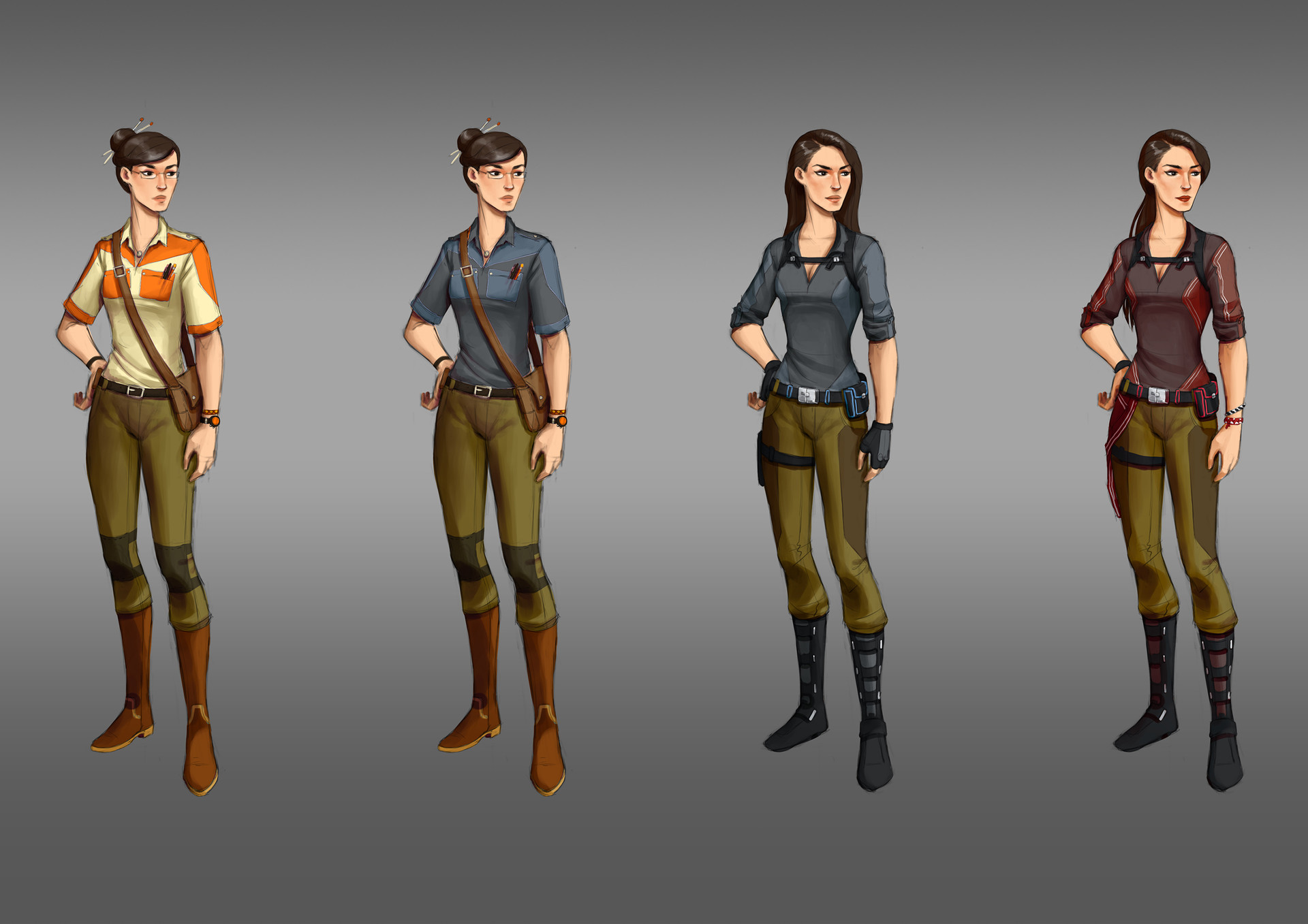 Taras Savchenko - Female Archaeologist concept