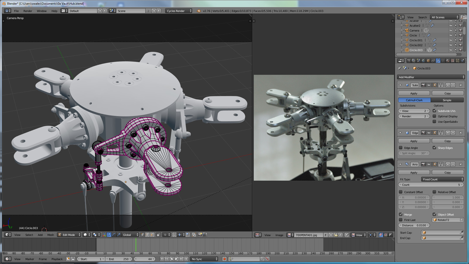 Oliver Wales - Helicopter Rotor Hub Practice