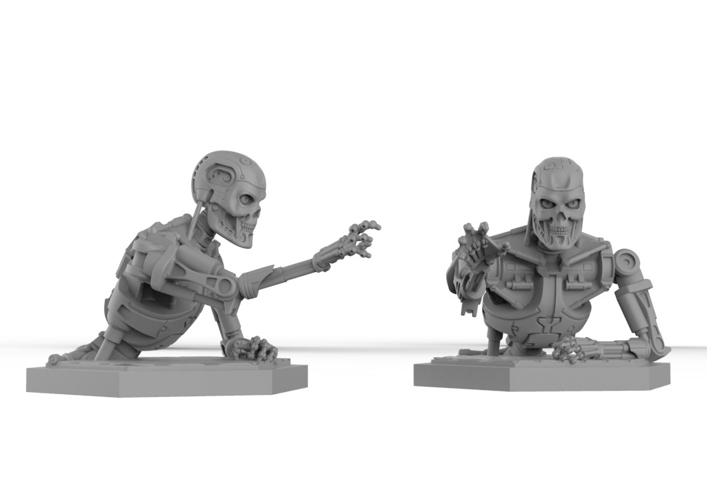 Toby O'Hara - The Terminator Board Game Pieces