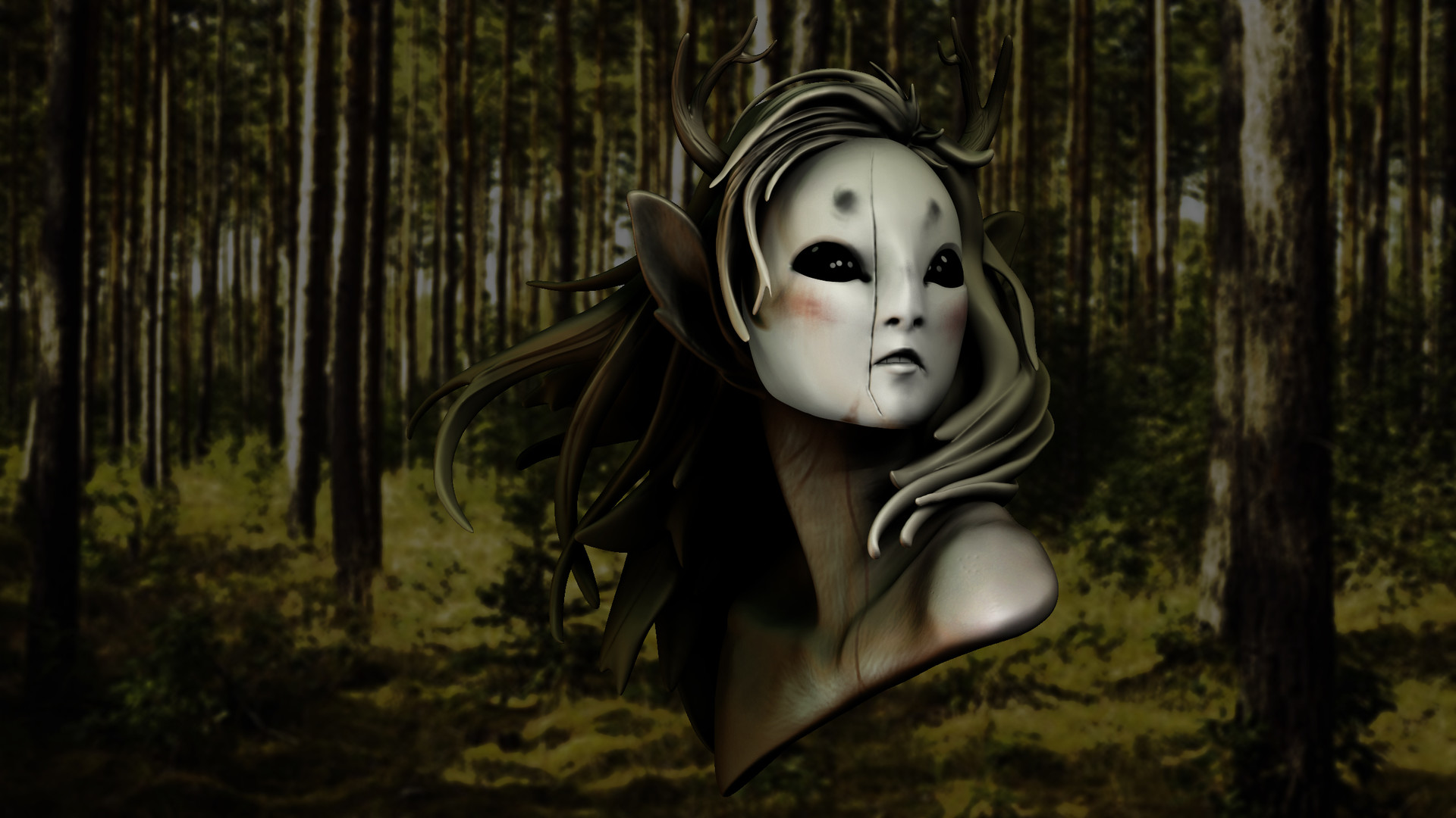 ArtStation - Deer Mask