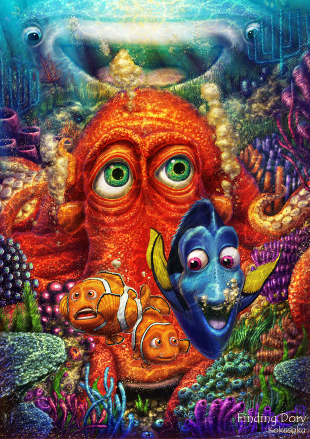 ArtStation - Finding Dory fanart