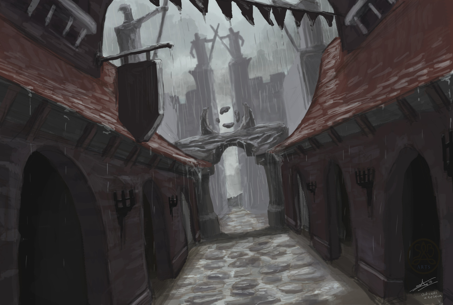 ArtStation - castella city - the blacksmith's door