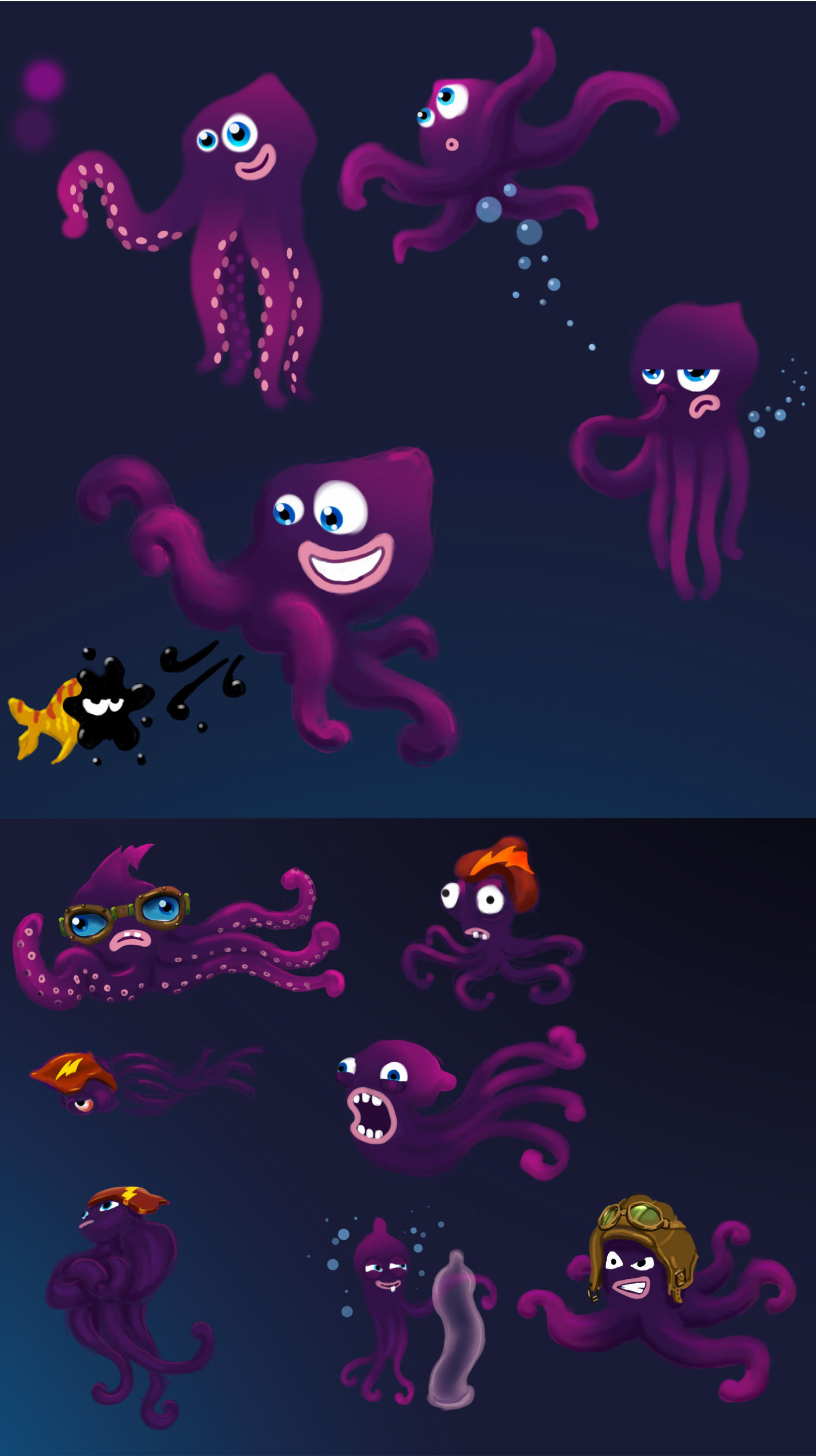 ArtStation - squid concept, Paweł Gaj