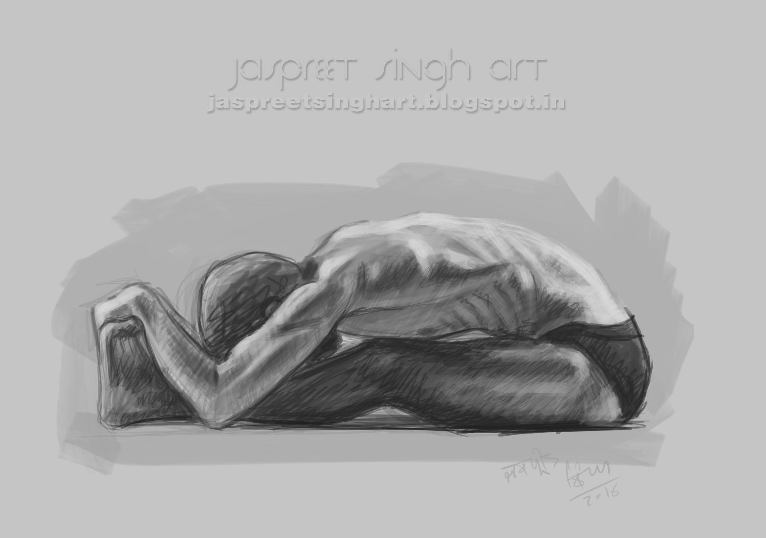 ArtStation - Male figure study