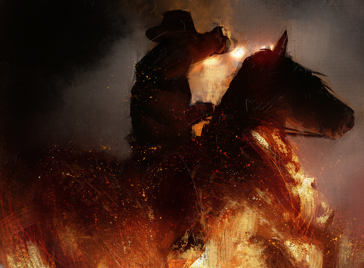 ArtStation - Cowboy study + process