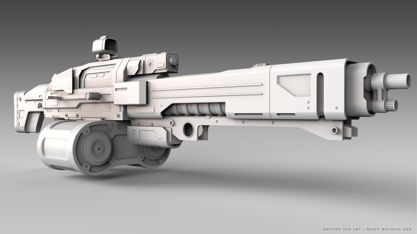 Luke Darby - Destiny Fan Art | Heavy Machine Gun