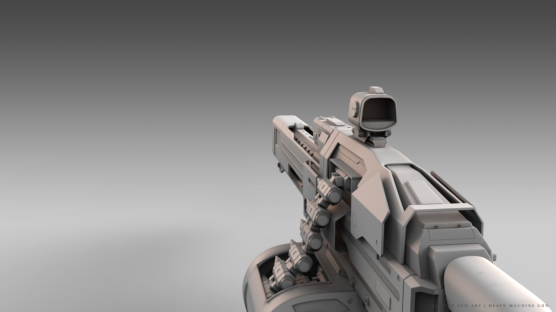 Luke Darby - Destiny Fan Art | Heavy Machine Gun