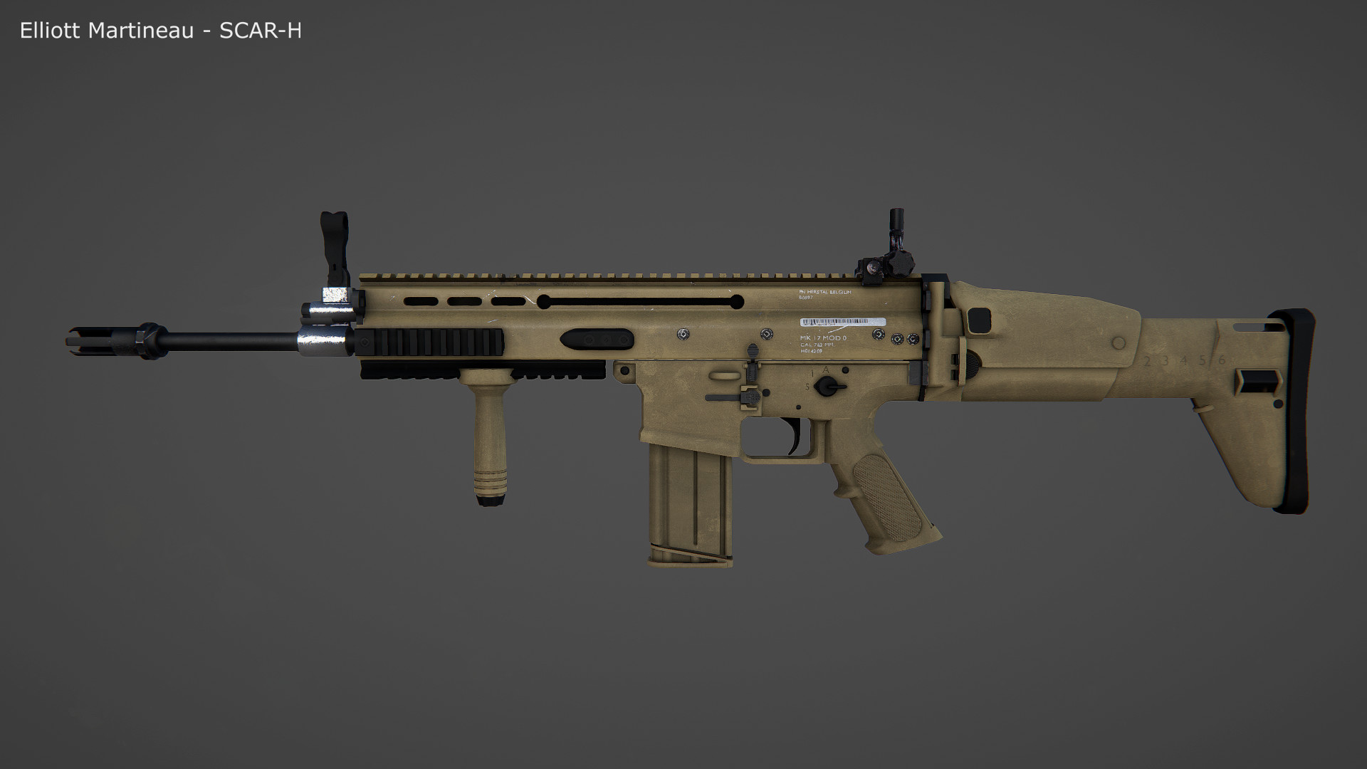 ArtStation - SCAR-H