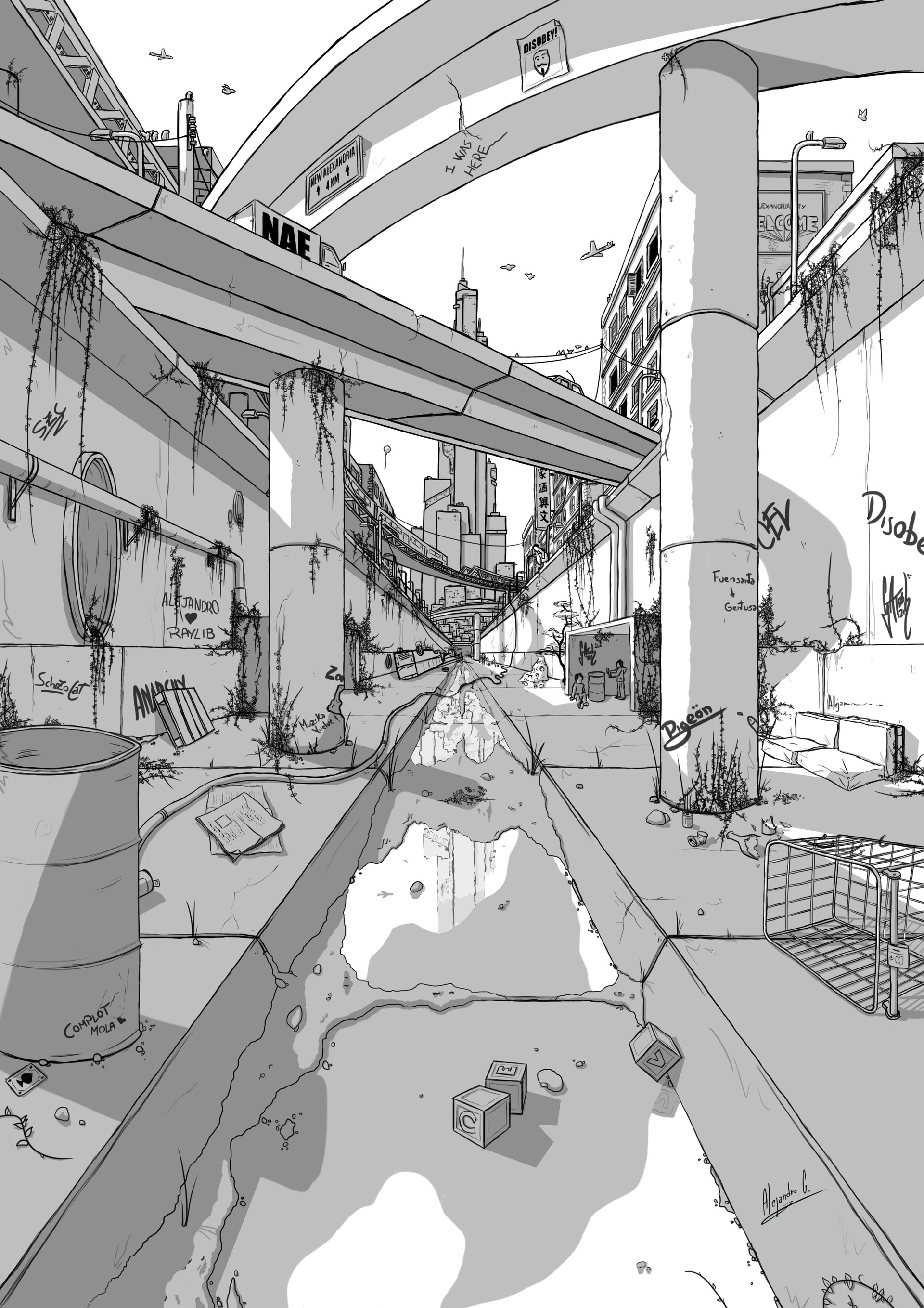 ArtStation - The Alley